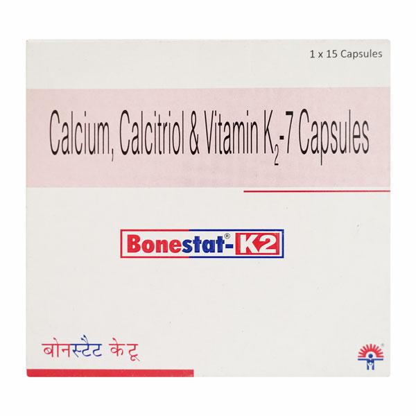 Bonestat K2 Capsule 15'S : Price, Uses, Side Effects | Netmeds