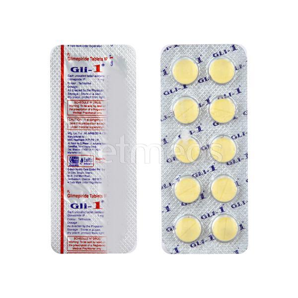 GLI 1mg Tablet 10'S