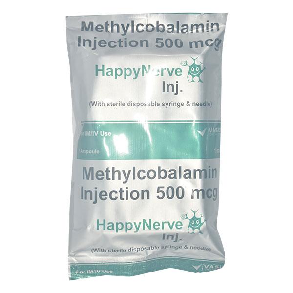 Buy HAPPYNERVE Injection 1ml Online at Upto 25% OFF | Netmeds