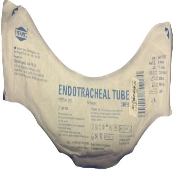 Sterimed Endotracheal Tube Cuffed (SMD 701C) 9.0 mm 1's Online at Best ...