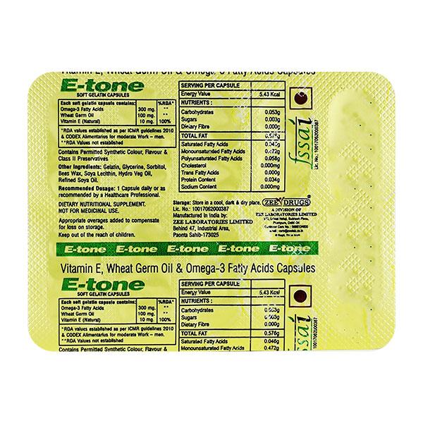 E TONE Capsule 10's