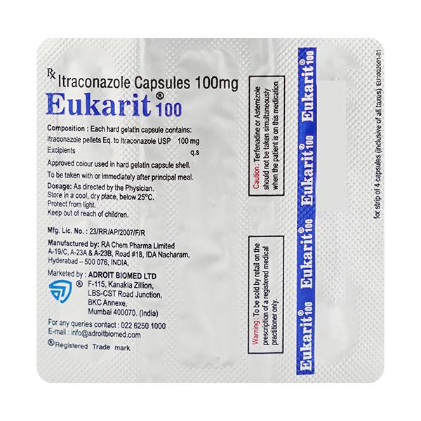 EUKARIT 100 Capsule 4's