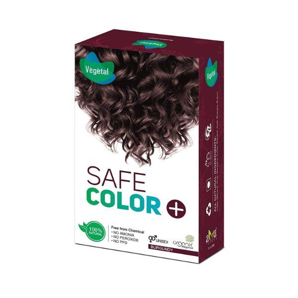 Buy Vegetal Safe Color+ Hair Color - Burgundy 50 gm Online at ...