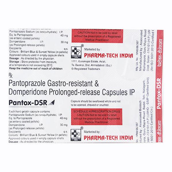 Buy PANTOX DSR Capsule 10's Online at Upto 25% OFF | Netmeds