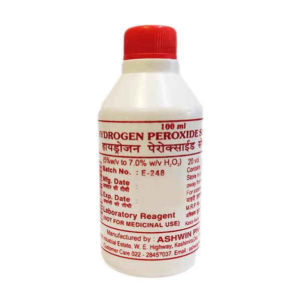 Ashwin Hydrogen Peroxide Solution 100 ml Online at Best Price - Wound Wash