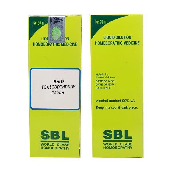 Buy SBL Rhus Toxicodendron 200 Liquid 30 ml Online at Discounted Price ...