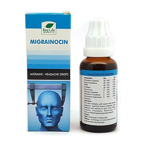 New Life Migrainocin Drops 30 ml online at best price-Homeopathy