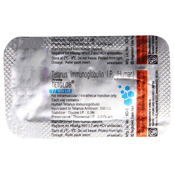 Tetglob 500IU Injection 1's