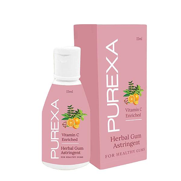 Purexa Herbal Gum Astringent - Vitamin C (Pack of 3 x 15 ml) Online at ...