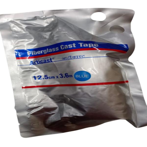 Essity Articast Fiberglass Cast Tape (12.5 cm x 3.6 mtr) - Blue 1's ...