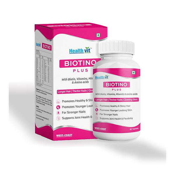 Healthvit Biotino Plus Tablet 60's Online at Discounted Price | Netmeds