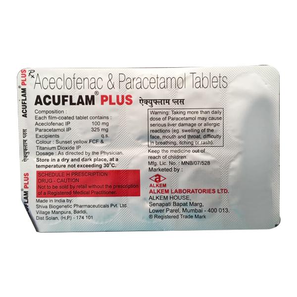 ACUFLAM PLUS Tablet 10's