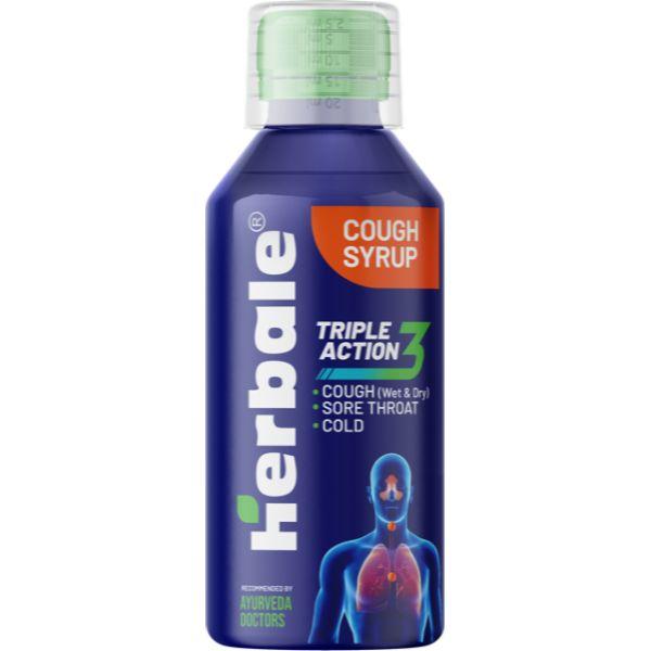 Buy Herbale Triple Action Cough Syrup 100 ml Online at Best Price ...