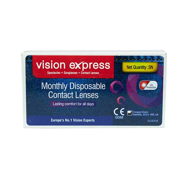 VX Hydrogel Monthly (3 Lens) -0.5 3's Online at Best Price - Eyewear