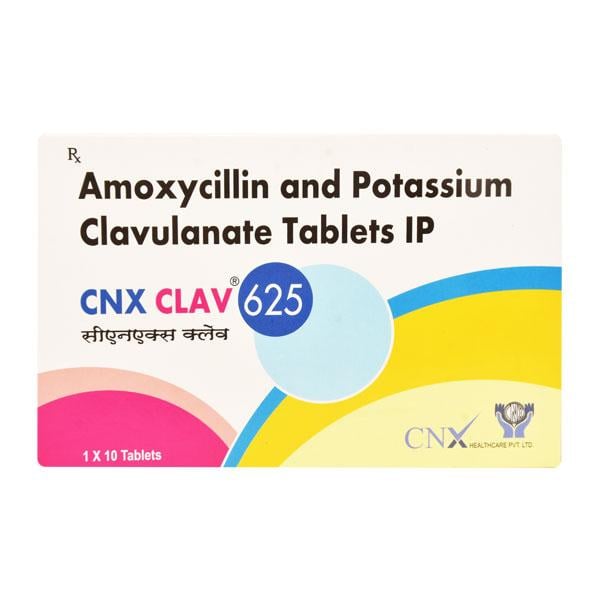 Buy Cnx Clav 625 Tablet 10's Online at Upto 25% OFF | Netmeds