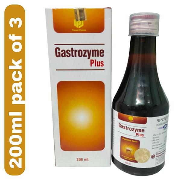 Pioneer Gastrozyme Plus Syrup (Pack of 3 x 200 ml) 1's Online at Best ...