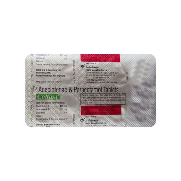 Buy CELFAST Tablet 10's Online at Upto 25% OFF | Netmeds