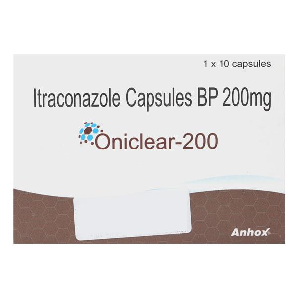 Buy ONICLEAR 200mg Capsule 10's Online at Upto 25% OFF | Netmeds