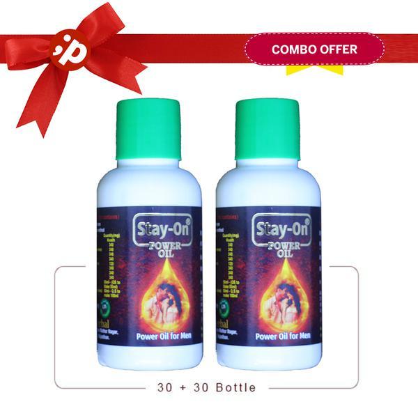Stay-On Power Oil for Men (Pack of 2 x 30 ml)