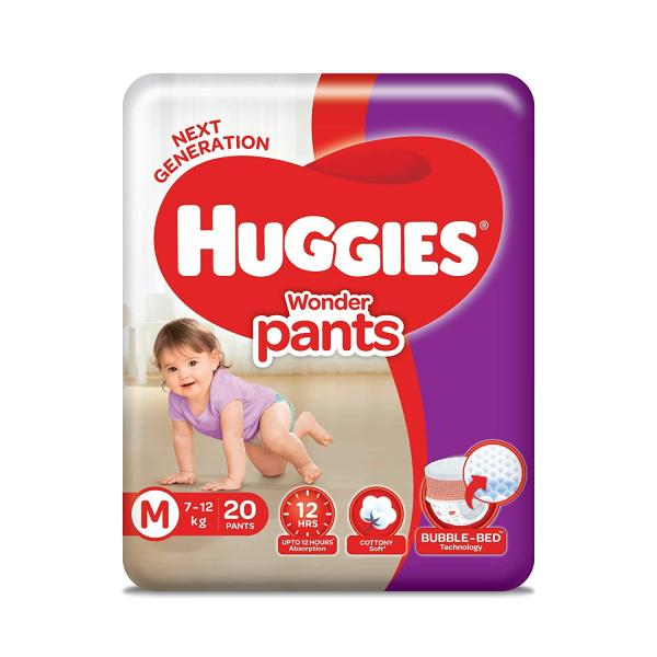 Huggies Wonder Pants (M) 20's Online at Best Price - General