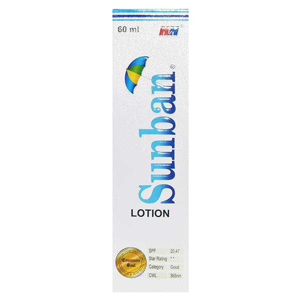 Sunban Lotion 60ml : Price, Uses, Side Effects | Netmeds