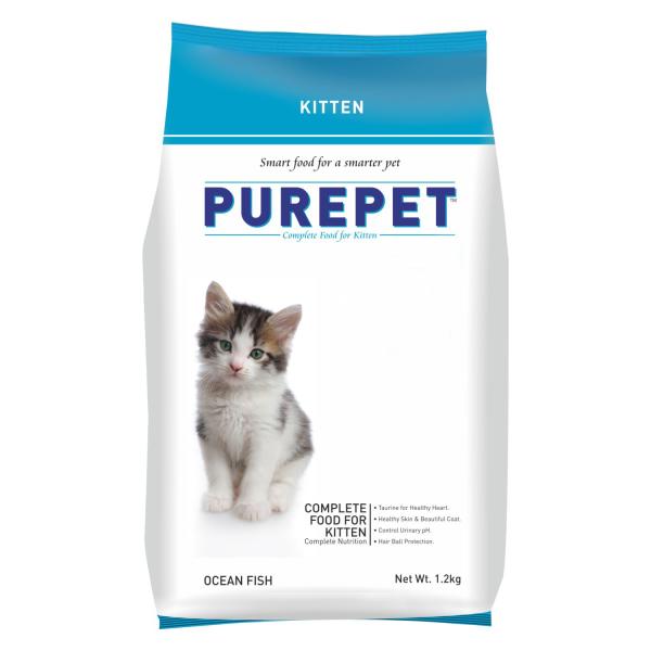 Purepet Ocean Fish Kitten Cat Food 1200 gm Online at Best Price - Petfood