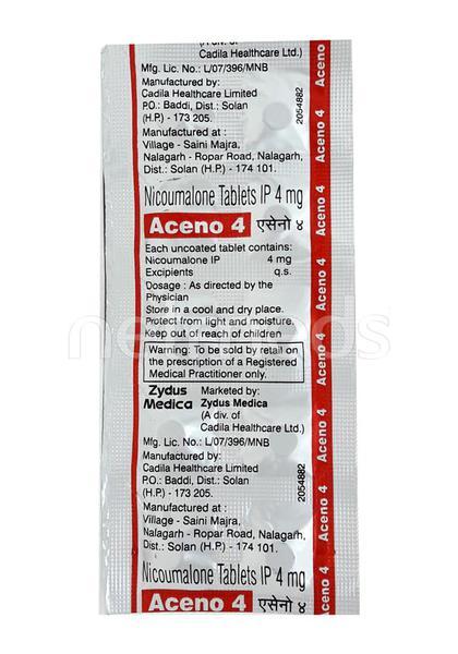 Aceno 4mg Tablet 10'S