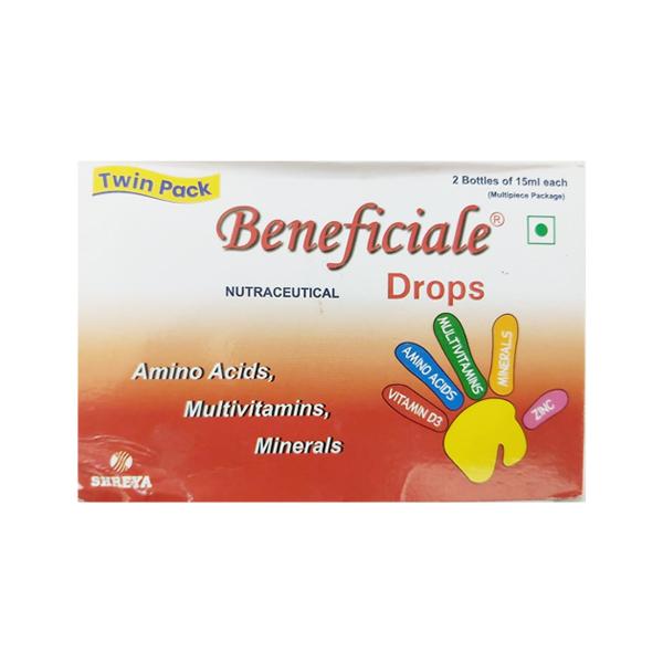 BENEFICIALE Drops 2x15ml Price, Uses, Side effects, Substitutes | Netmeds