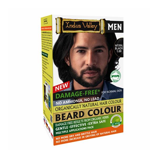 Indus Valley Men Organically Natural Beard Hair Colour Powder - Natural ...