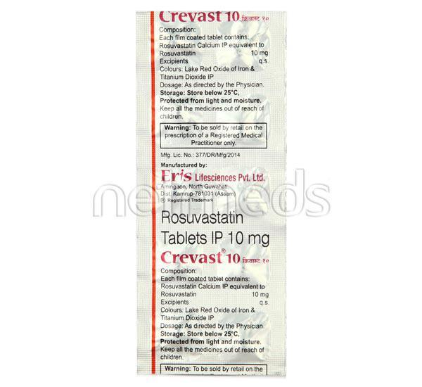 Crevast 10mg Tablet 10'S