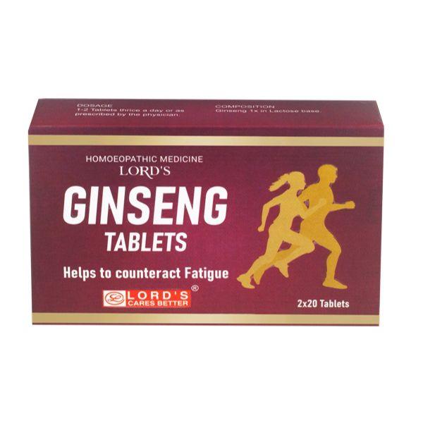 Lord's Ginseng Tablet (Pack of 2 x 20s') 1's Online at Best Price ...