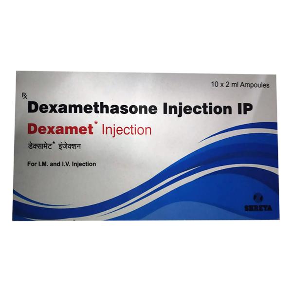Buy DEXAMET Injection 2ml Online at Upto 25% OFF | Netmeds