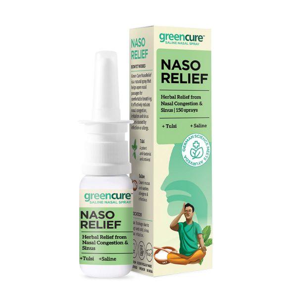 Buy GreenCure Nasorelief Saline Nasal Spray 15 ml Online at Discounted ...