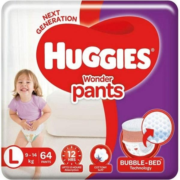 Buy Huggies Wonder Pants Diapers (L) 64's Online at Discounted Price | Netmeds