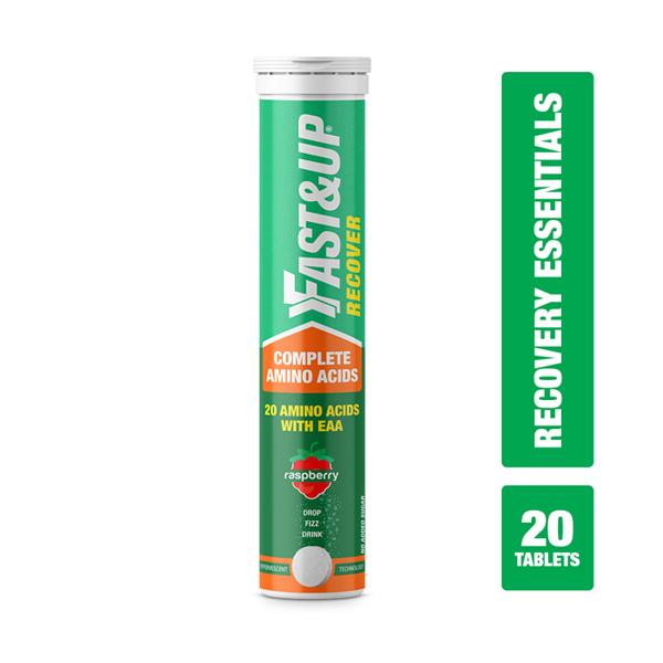 Fast&Up Recover Daily Amino Acids Effervescent Tablets - Raspberry ...