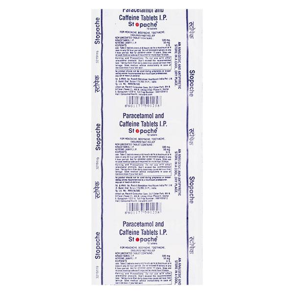 Buy Stopache Tablet 10'S Online at Upto 25% OFF | Netmeds