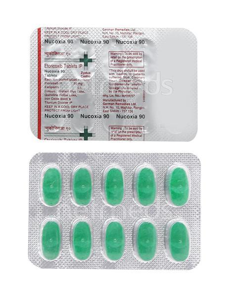 Nucoxia 90mg Tablet 10'S : Uses, Side Effects, Price | Netmeds