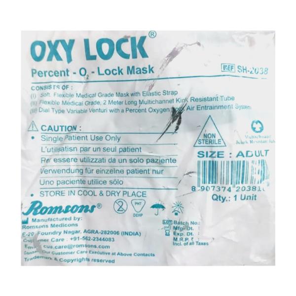Buy Romsons Oxy Lock SH - 2038 Adult Mask 1's Online at Discounted ...
