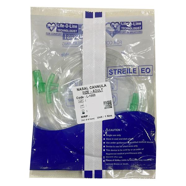 Life-o-Line Nasal Cannula - Adult (L-1000) 1's Online at Best Price ...