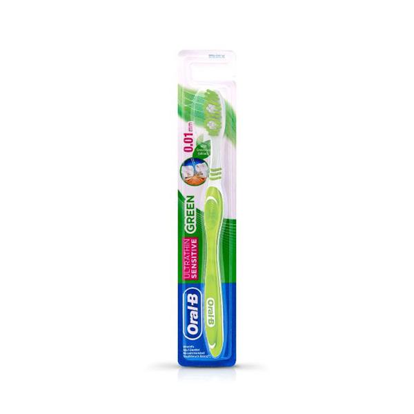 Buy Oral B Ultrathin Green Extra Soft Toothbrush - Sensitive Online at ...