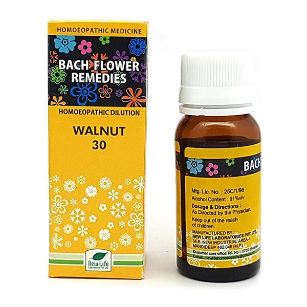 Buy New Life Bach Flower Walnut 30 Liquid 30 ml online at best price-Homeopathy