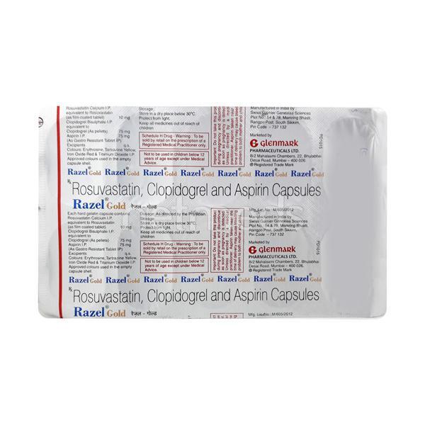Razel Gold 10mg Capsule 10'S