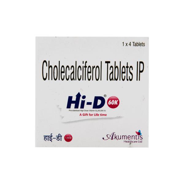 HI D 60K Tablet 4'S