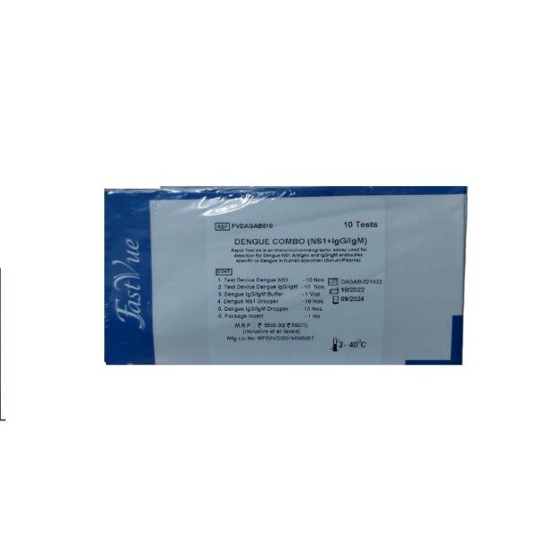 Fastvue Dengue Combo Rapid Diagnostic Test Kit (FVDAGAB010) 10's
