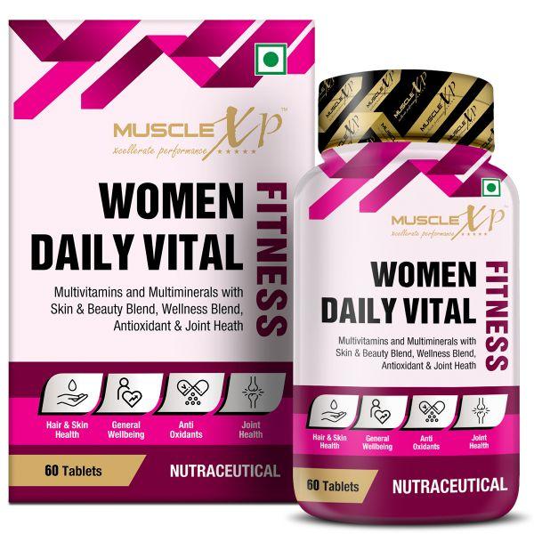 Buy MuscleXP Women Daily Vital Fitness Tablet 60's Online at Best Price ...