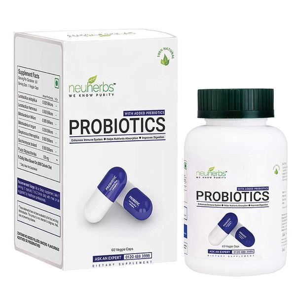 Buy Neuherbs Advanced Probiotics With Added Prebiotics (For Healthy ...