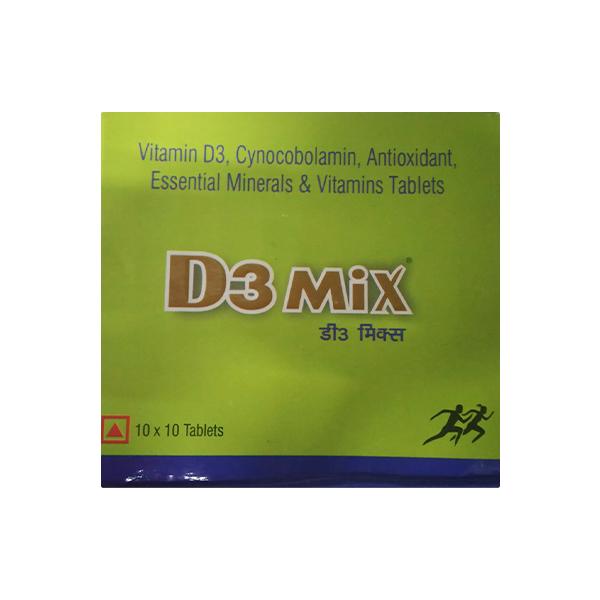 D3 MIX Tablet 10's Price, Uses, Side effects, Substitutes | Netmeds