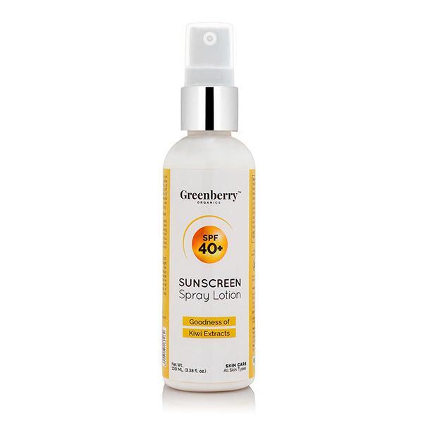 Buy Greenberry Organics SPF 40+ Sunscreen Spray Lotion 100 ml Online at ...