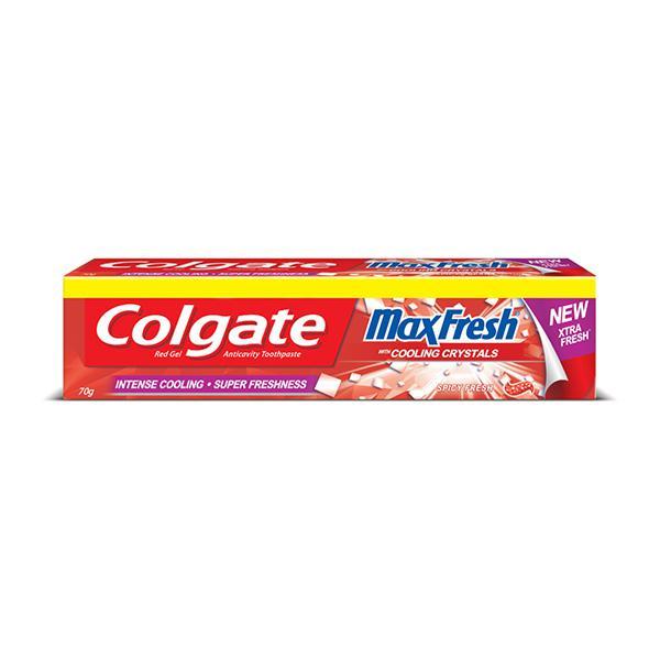 Buy Colgate Max Fresh with Cooling Crystals Spicy Fresh Red Gel 70 gm ...
