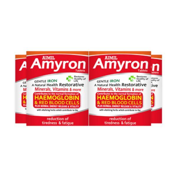 Buy Aimil Amyron Tablet (Pack of 4 x 30's) Online at Discounted Price ...